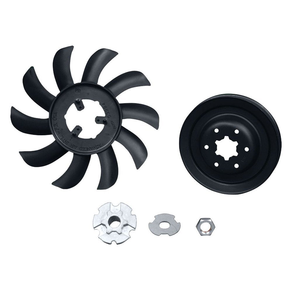 OEM Hydro-Gear Fan & Pulley Kit 72134/Hustler 602094 Raptor XL & SD ...