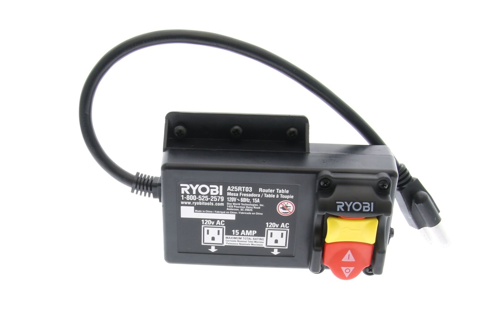 OEM Ryobi Switch Box 089220105047 for A25RT03 Router Table – Timberturf